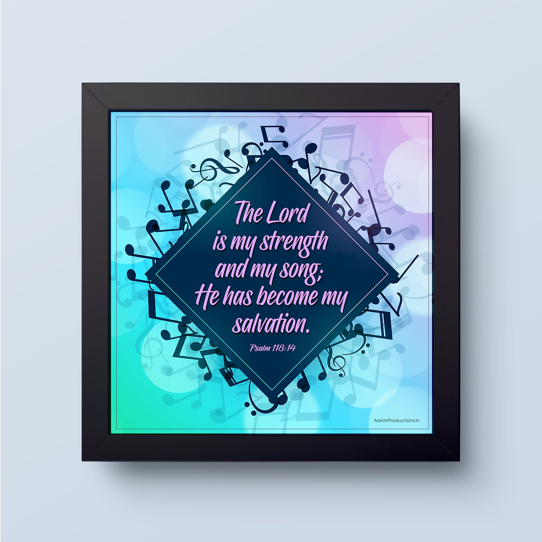 Christian Inspirational Wall Décor (with Bible verse) - The Lord is my ...