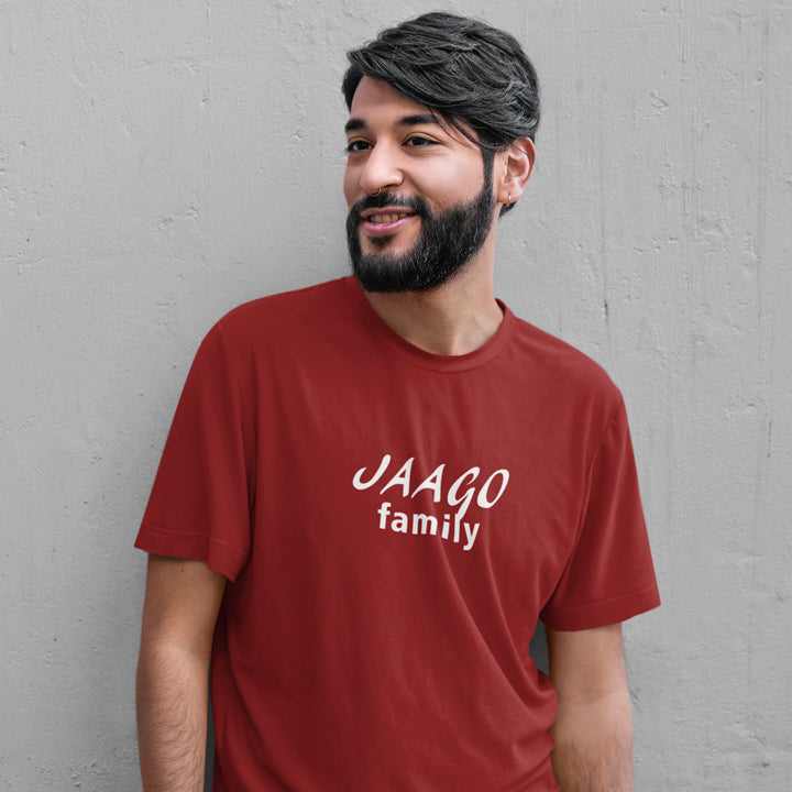 Jaago Family - Men tshirt | Official Jaago / Sheldon Bangera ...